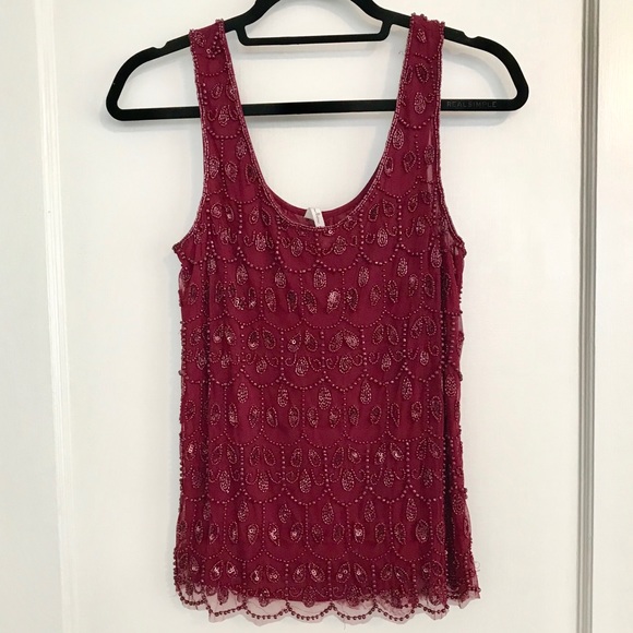 Willow & Clay | Tops | Willow Clay Beaded Top | Poshmark